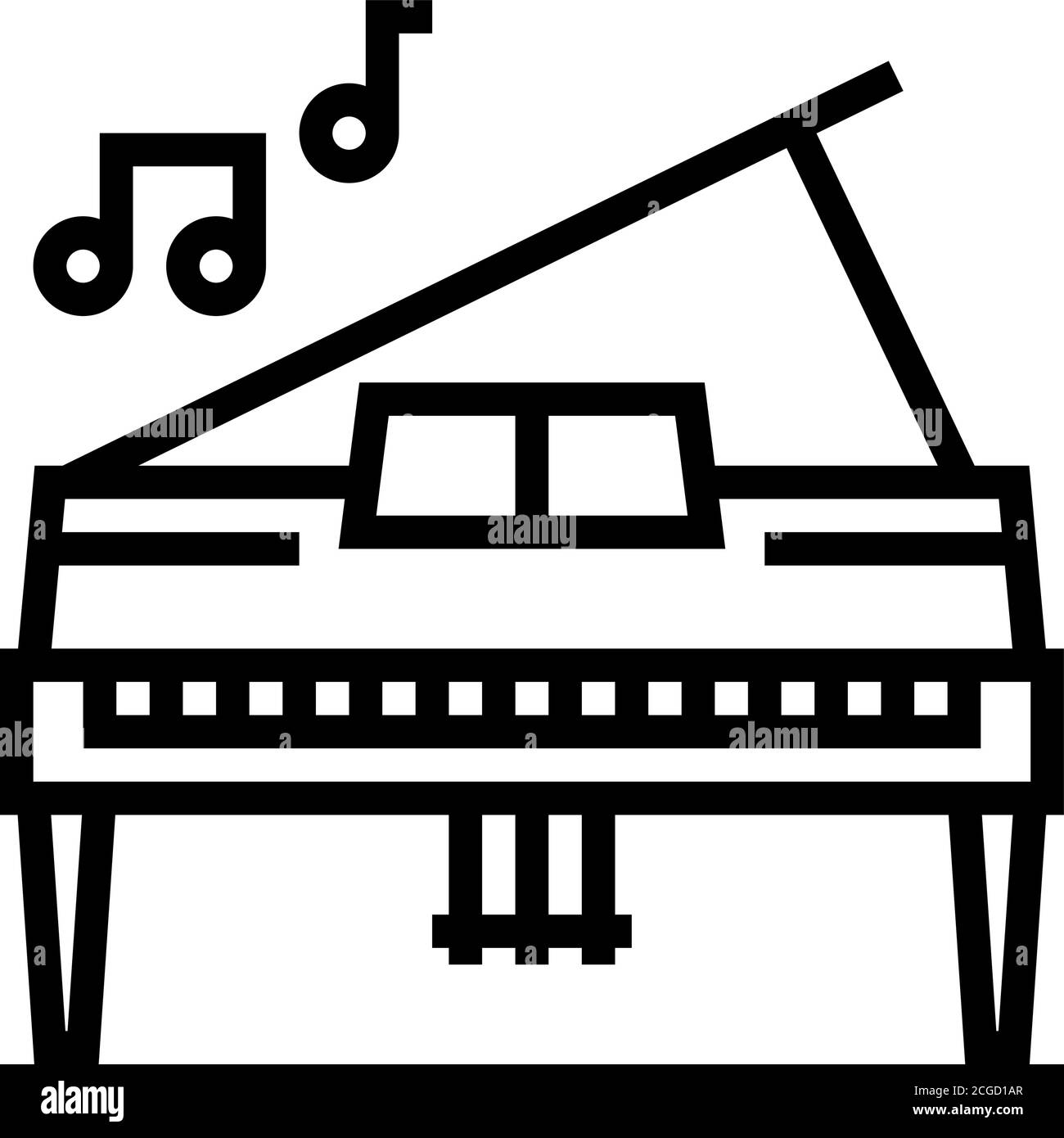 lire l'illustration vectorielle isolée de l'icône de la ligne de ...