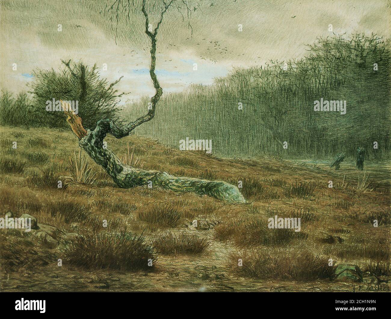 Millet Jean-François - rouleau mort Carrefour de Leppine forêt de ...