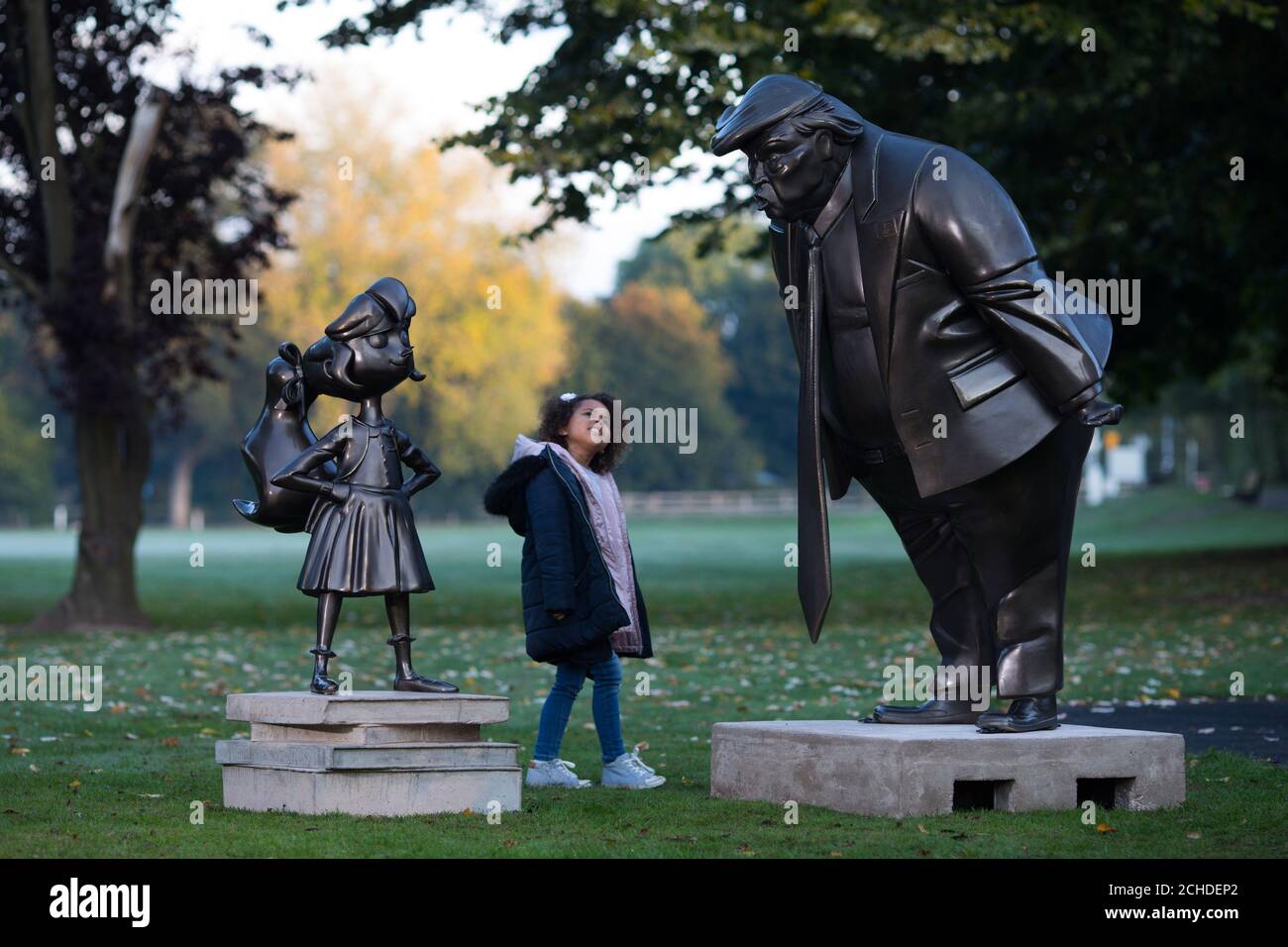 Une statue roald dahls matilda Banque de photographies et d’images à ...