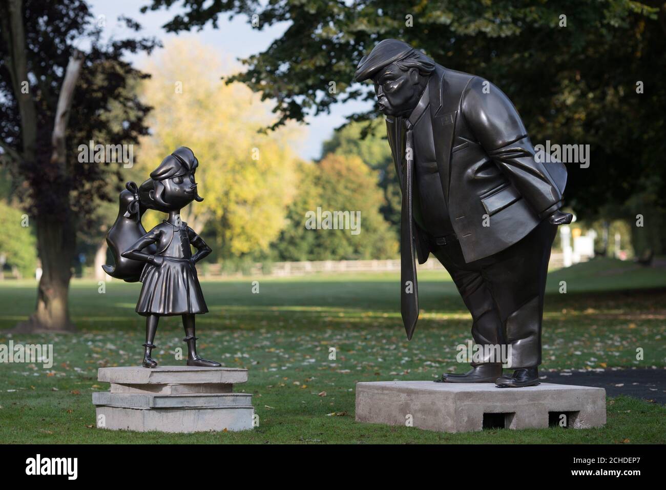 Une statue roald dahls matilda Banque de photographies et d’images à ...