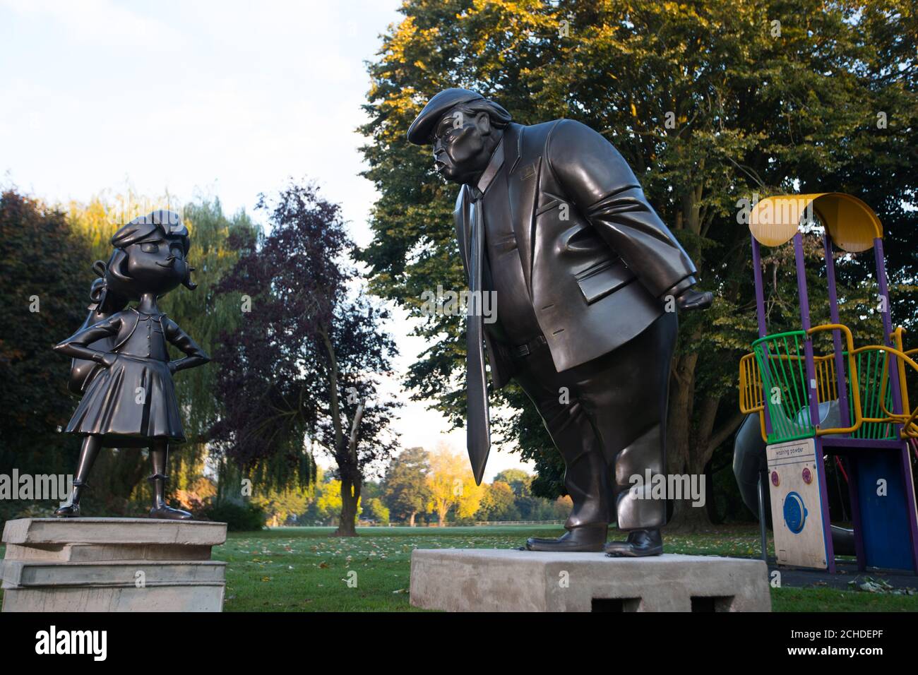 Une statue roald dahls matilda Banque de photographies et d’images à ...