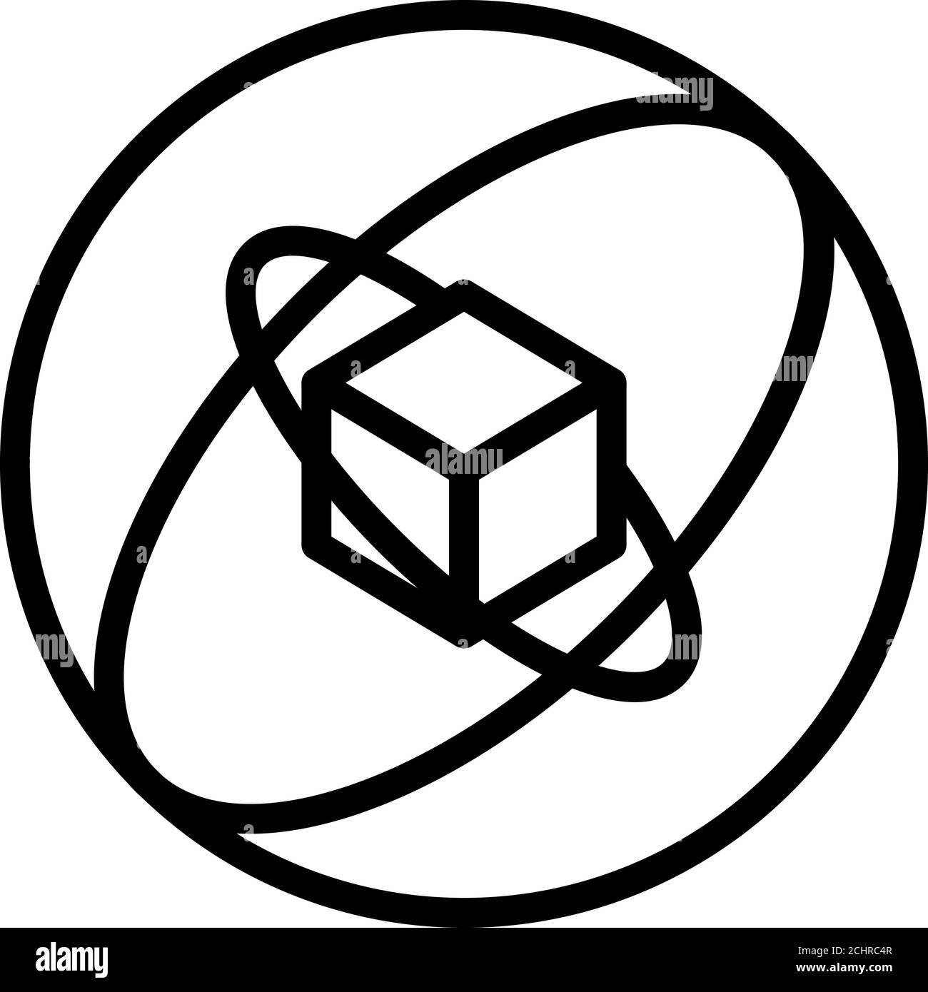 Gyroscope logo Banque d'images vectorielles - Alamy