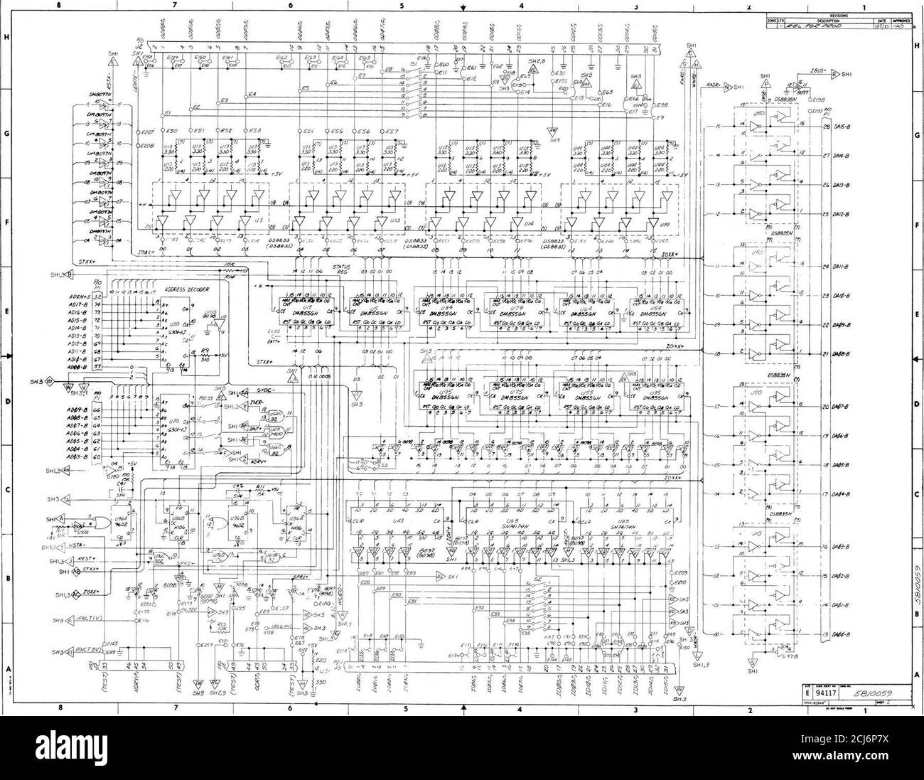 Interface parallèle Banque d'images noir et blanc - Alamy