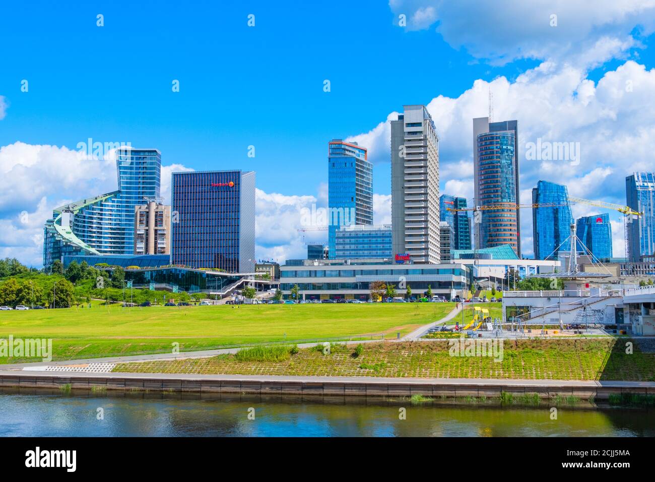 Quartier des affaires de vilnius Banque de photographies et d’images à ...