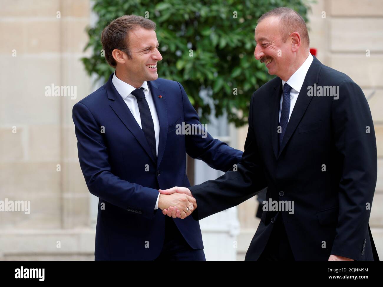Ilham aliyev macron Banque de photographies et d’images à haute ...