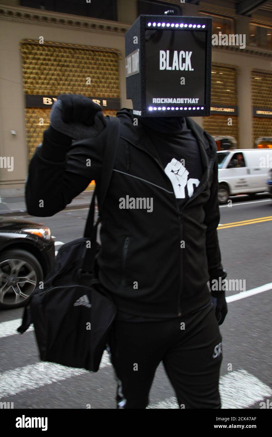 New York, États-Unis. 15 septembre 2020. (NOUVEAU) UN protesté contre ...