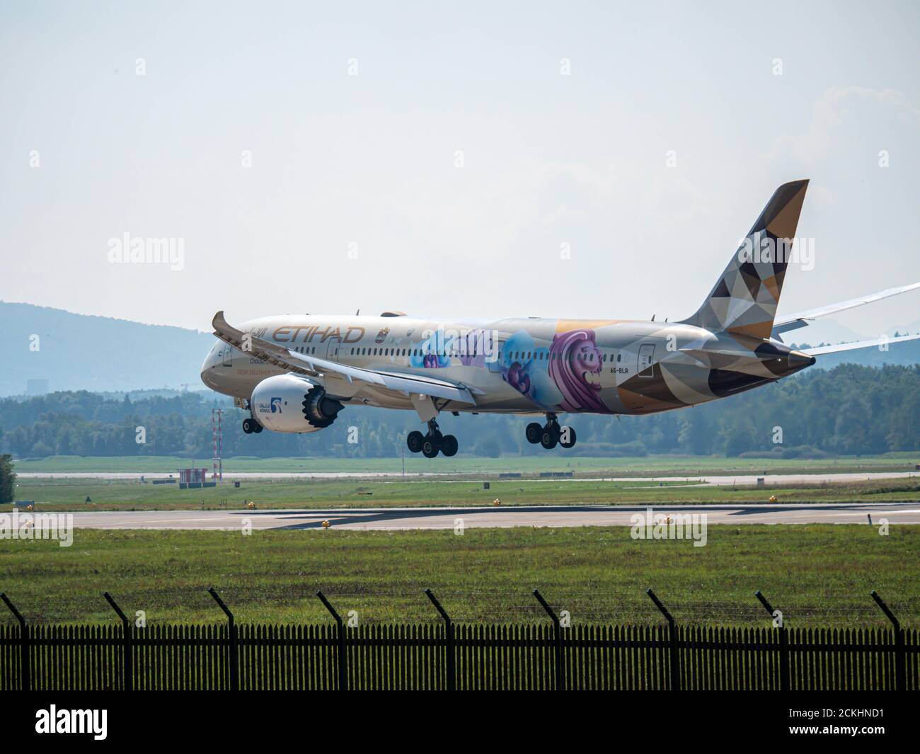 Etihad airlines boeing 787 dreamliner Banque de photographies et d ...