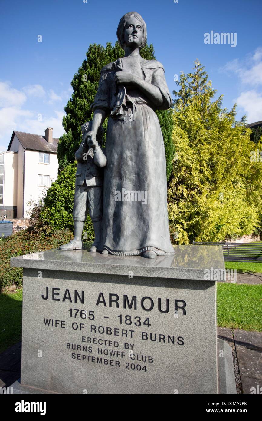 Jean armor statue dumfries Banque de photographies et d’images à haute ...