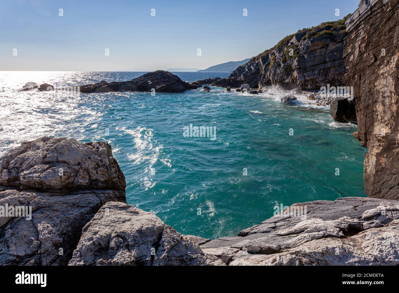 Plages de Grèce, Plage de Mylopotamos, Pélion, quartier de Volos Photo ...