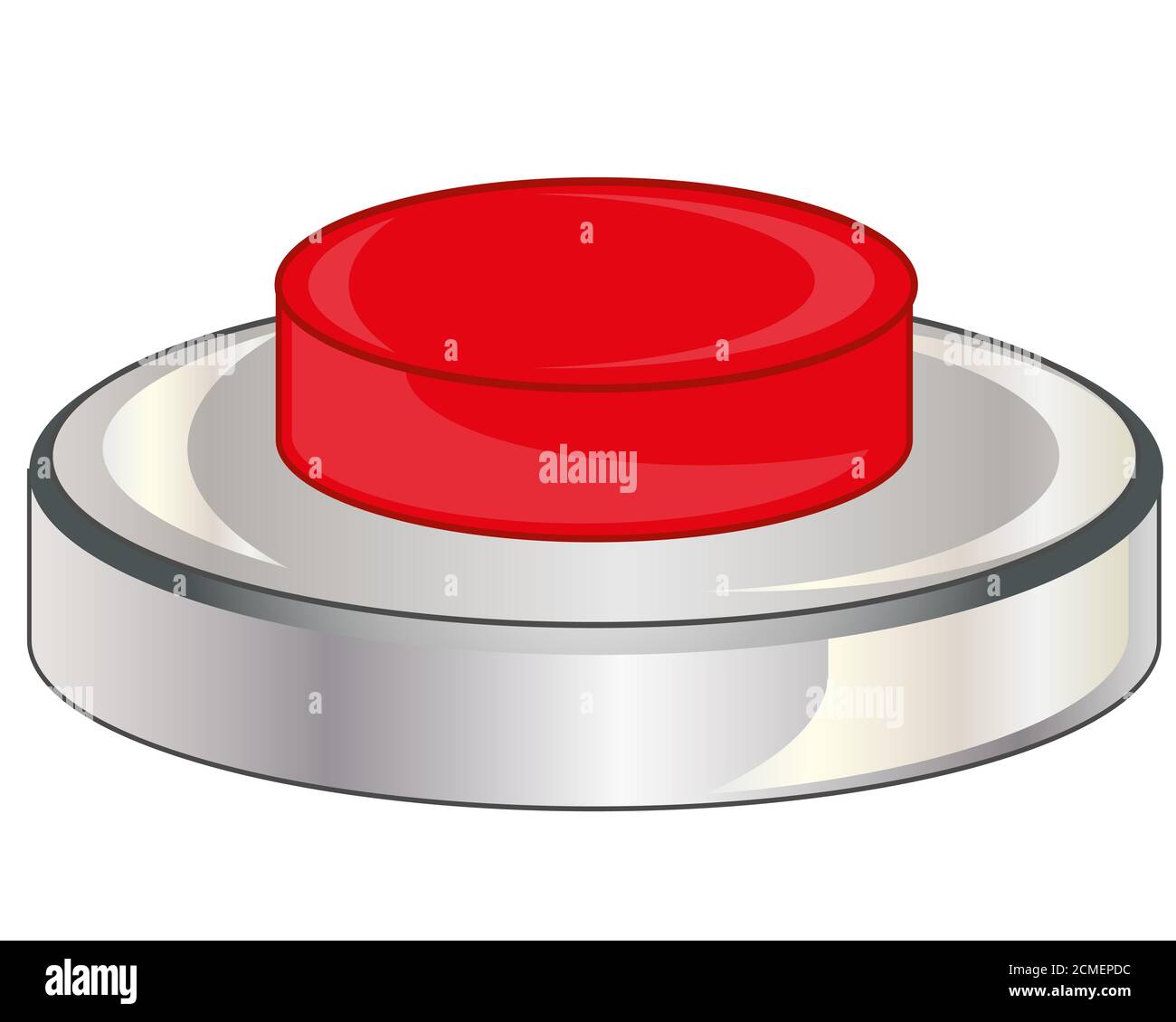 Bouton rouge et blanc Banque de photographies et d’images à haute ...