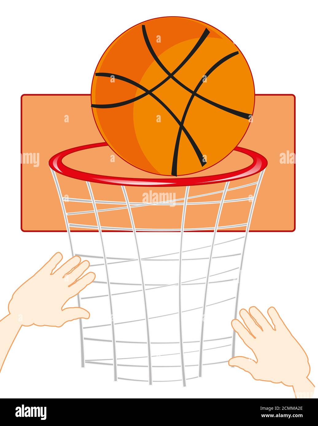 Basketball goal icon icon cartoon Banque d'images détourées - Alamy