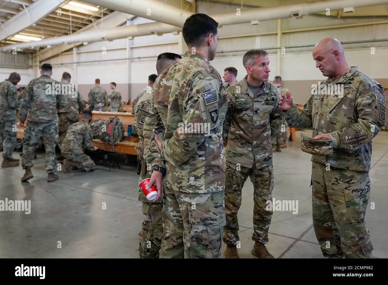 Commander of the 82nd airborne division Banque de photographies et d ...