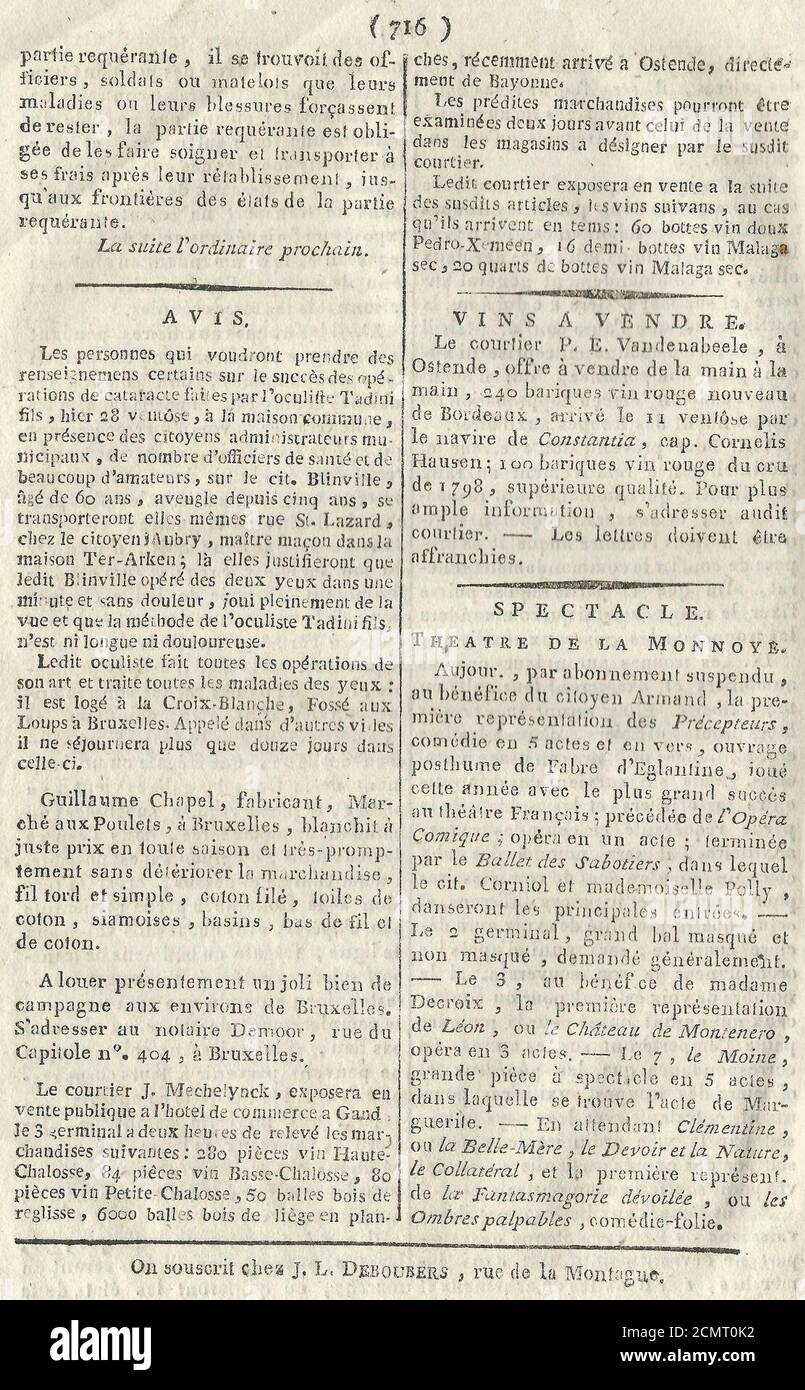 Journal de bruxelles Banque de photographies et d’images à haute ...