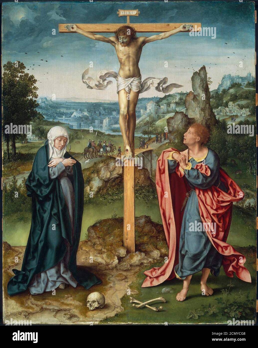Crucifixion joos van cleve Banque de photographies et d’images à haute résolution - Alamy