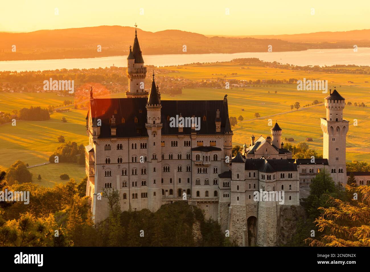 Vue coucher de soleil Banque de photographies et d’images à haute ...