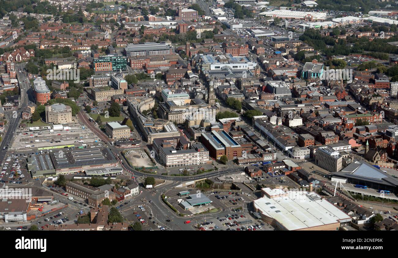 Le centre ville de bolton Banque de photographies et d’images à haute ...