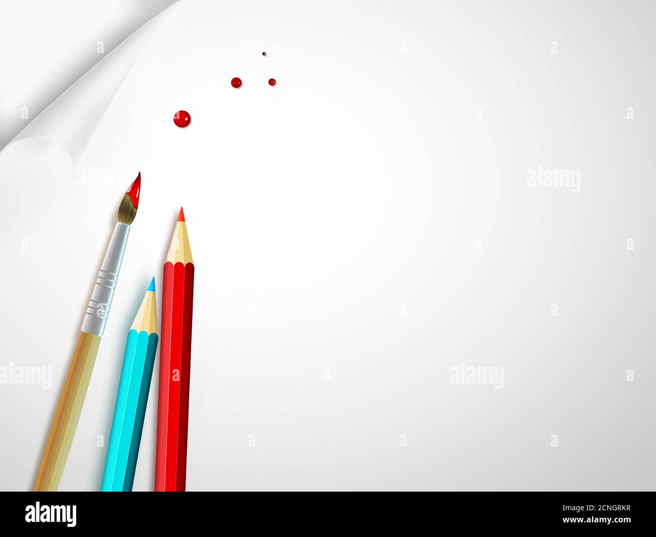 Feuille de papier vierge Banque de photographies et d’images à haute ...