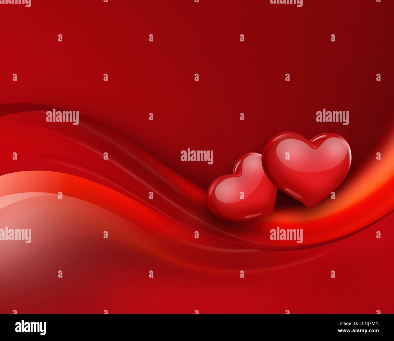 Carte de mariage avec des coeurs Banque de photographies et d’images à ...