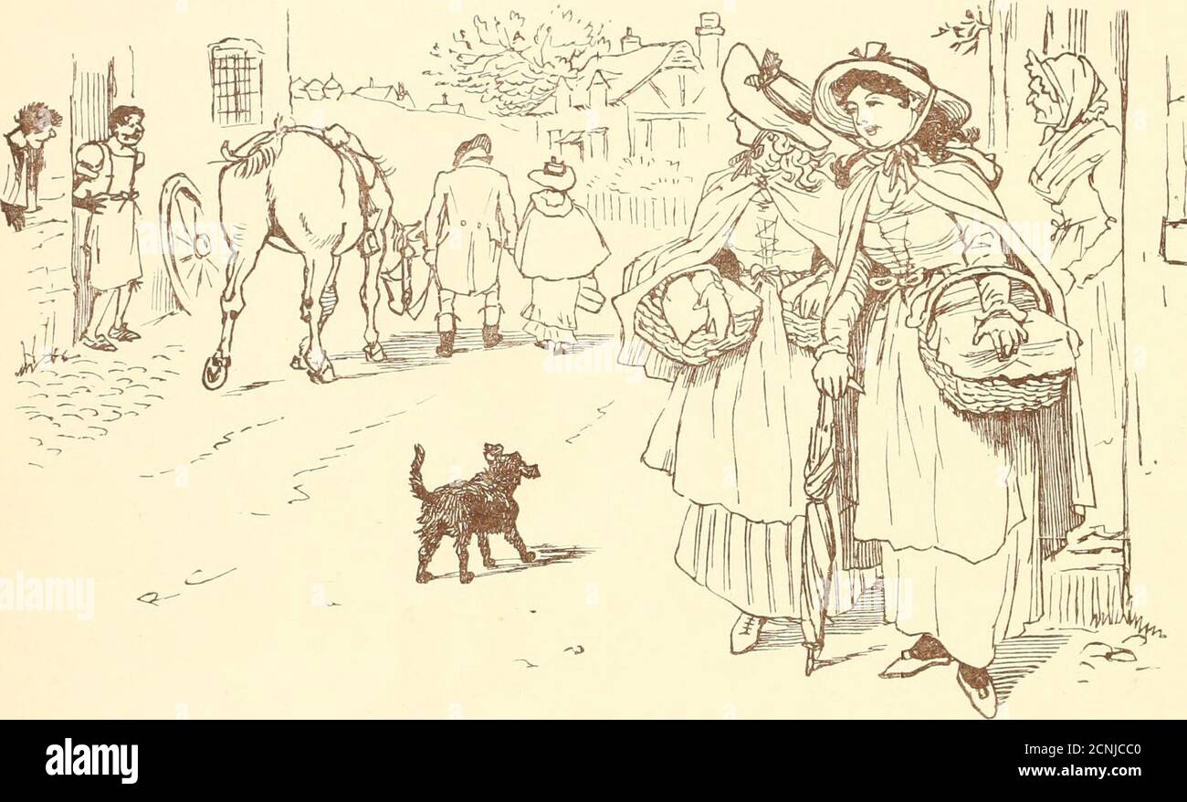 . Montez à bord d'un cheval à queue jusqu'à Banbury + et UN fermier a ...