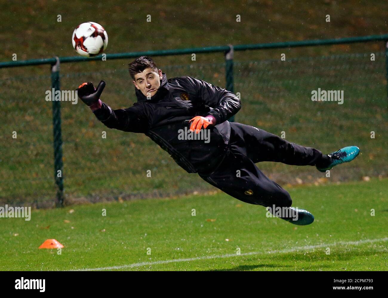 Thibaut courtois gardien de but belge Banque de photographies et d’images à haute résolution - Alamy