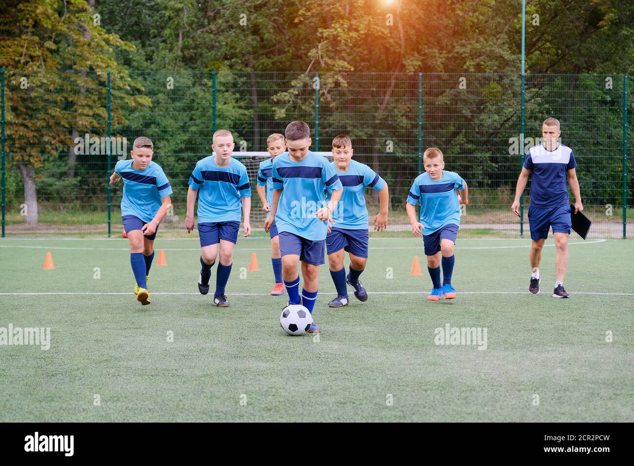 Formation aux techniques de football Banque de photographies et d ...
