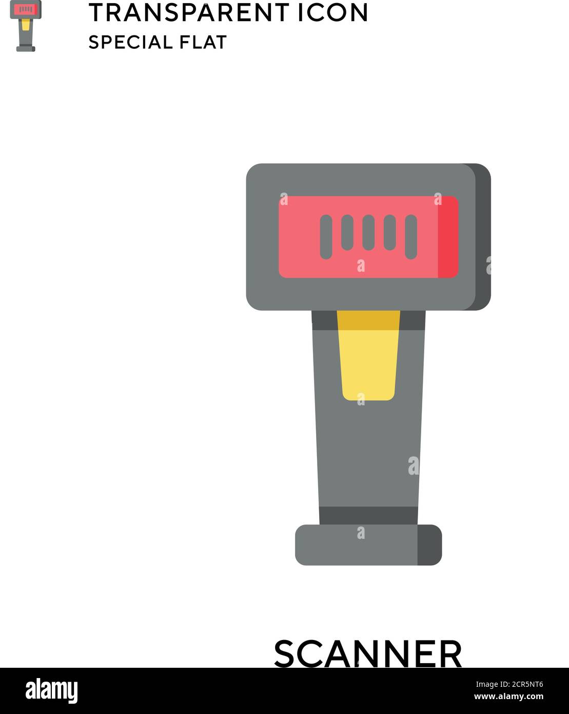 Icône de vecteur du scanner. Illustration de style plat. Vecteur EPS 10 ...