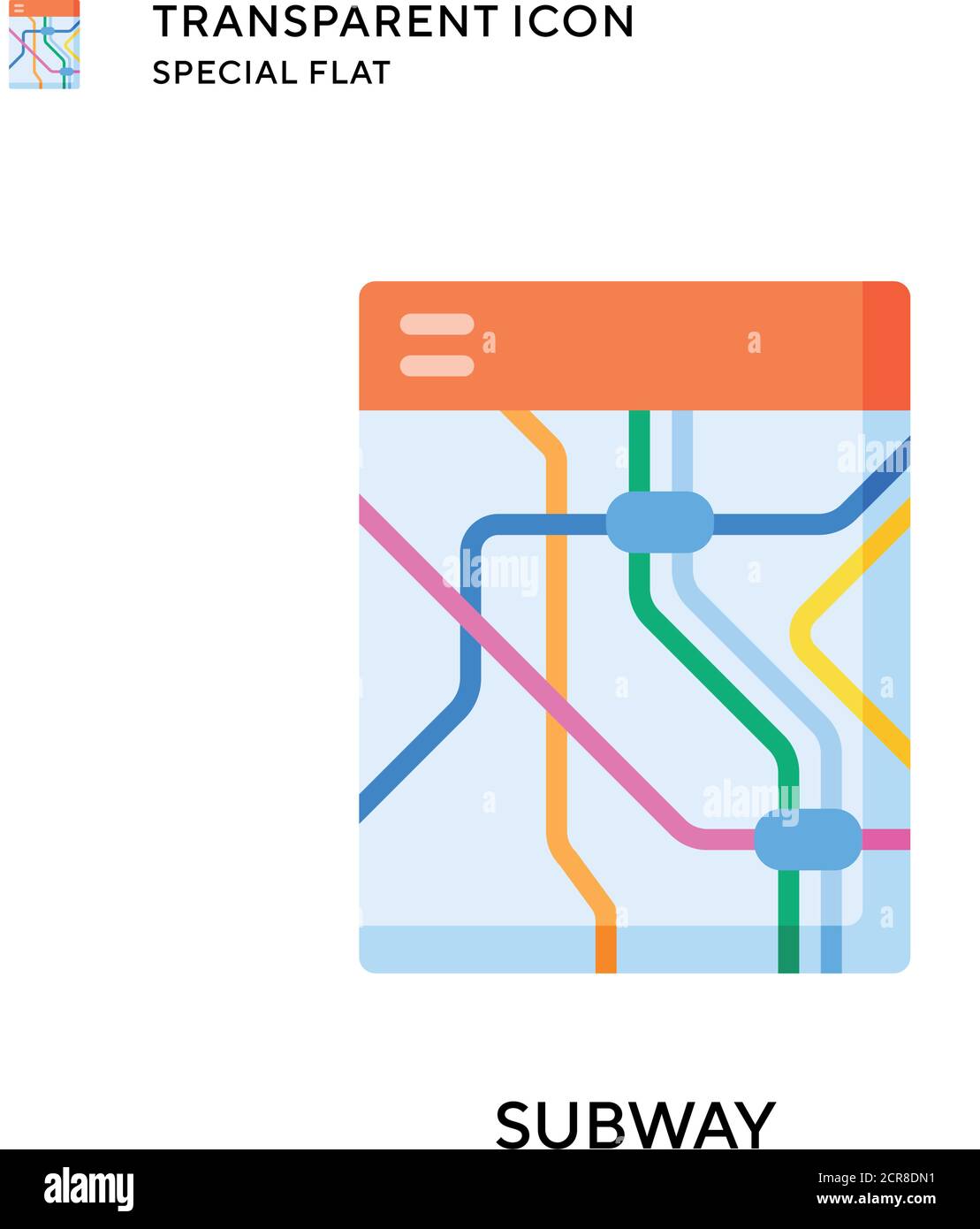 Icône de vecteur de métro. Illustration de style plat. Vecteur EPS 10 ...