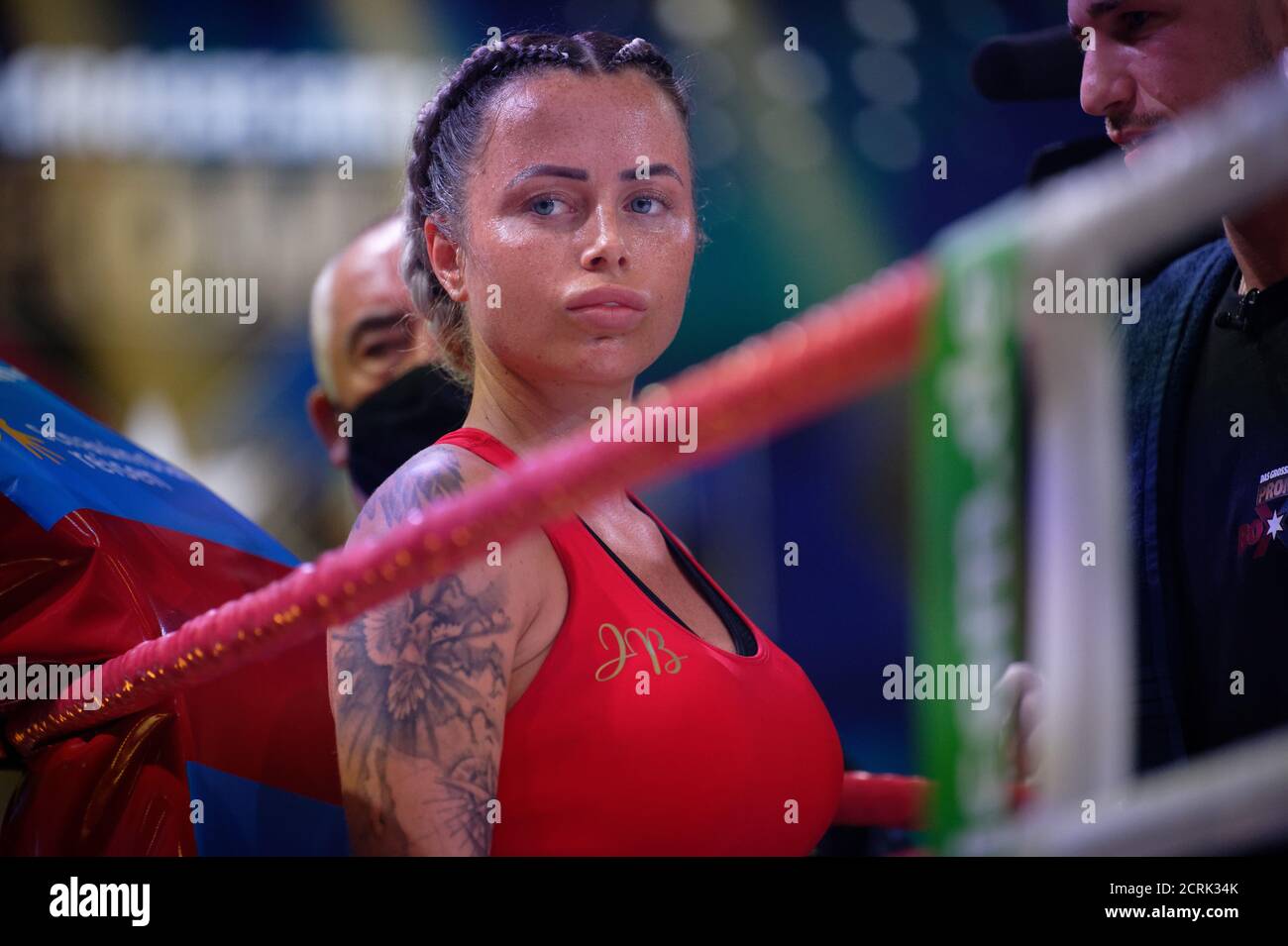 Cologne, Allemagne. 18 septembre 2020. La star de la réalité Jade ...