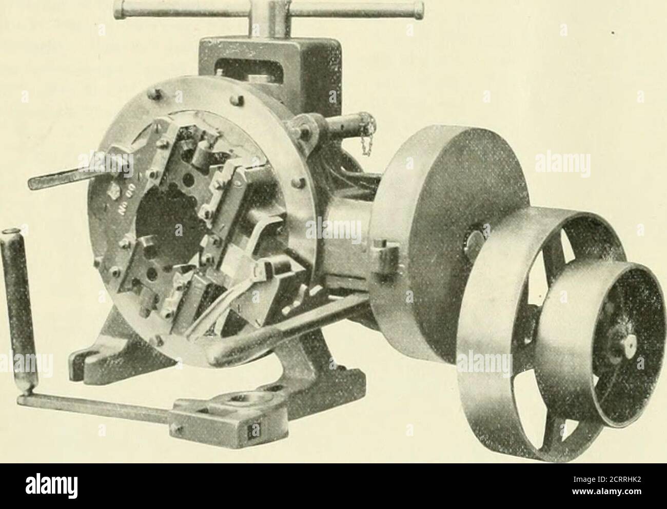 Pipe threading machine Banque de photographies et d’images à haute ...