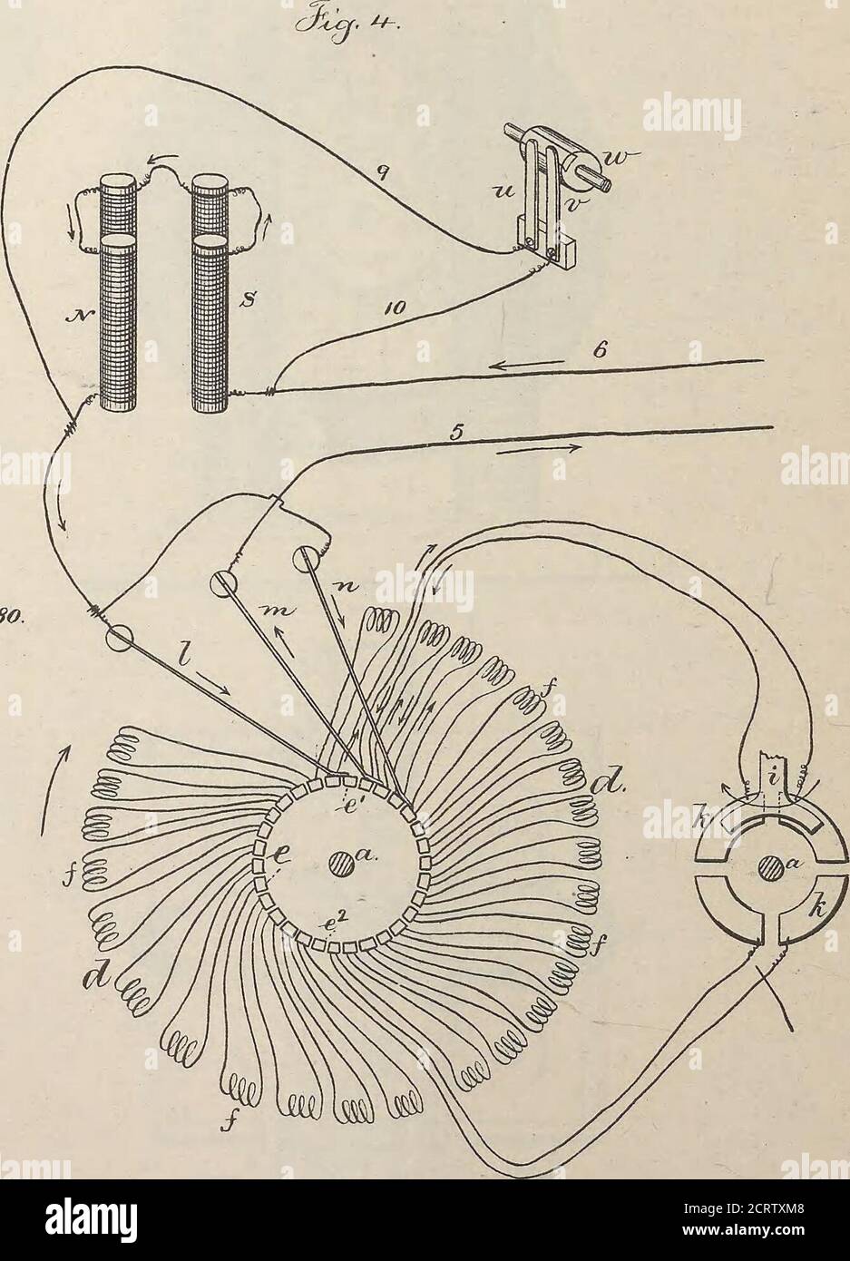 Machine électrique edison dynamo Banque de photographies et d’images à ...