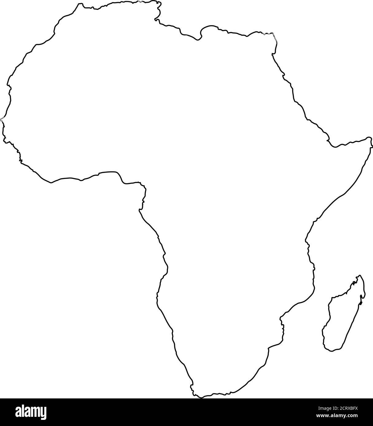 Carte Physique De L'afrique En Noir Et Blanc Combler Les Blancs De La