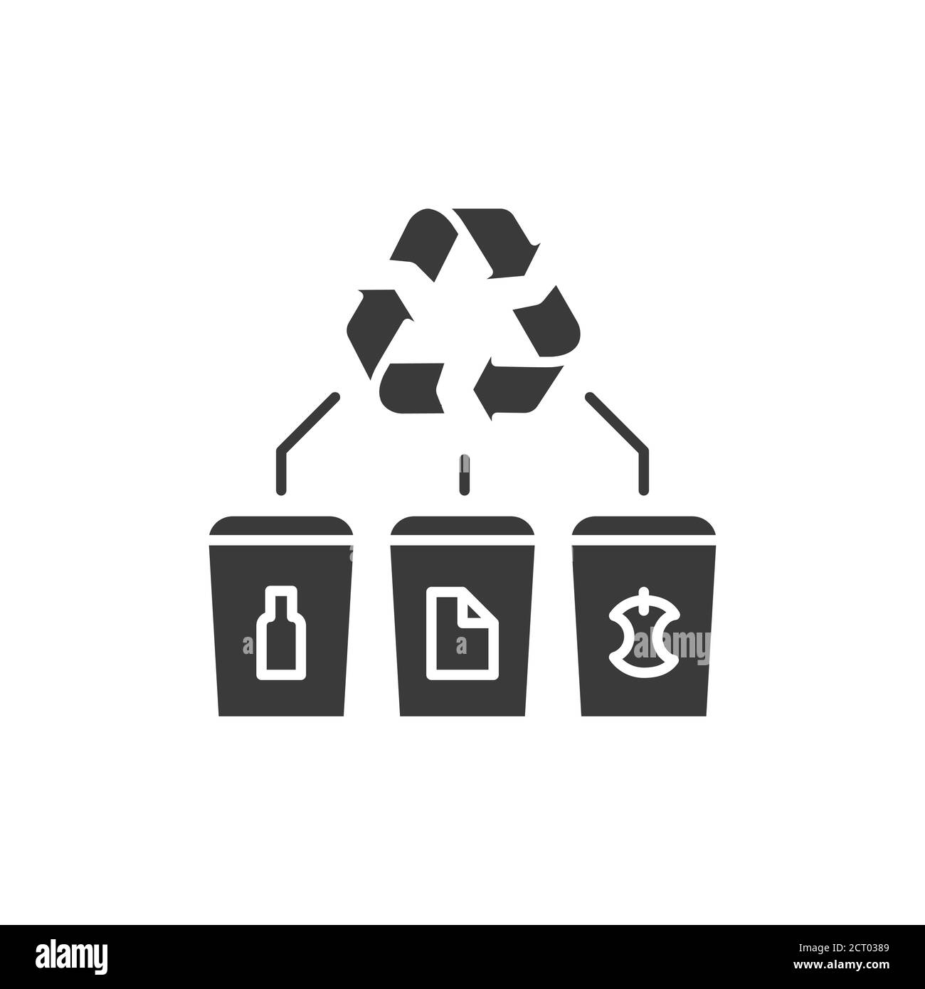 Industrie Du Recyclage Du Papier Banque d'images vectorielles - Alamy