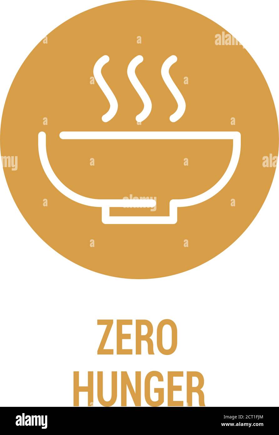 Zéro faim Banque d'images vectorielles - Alamy