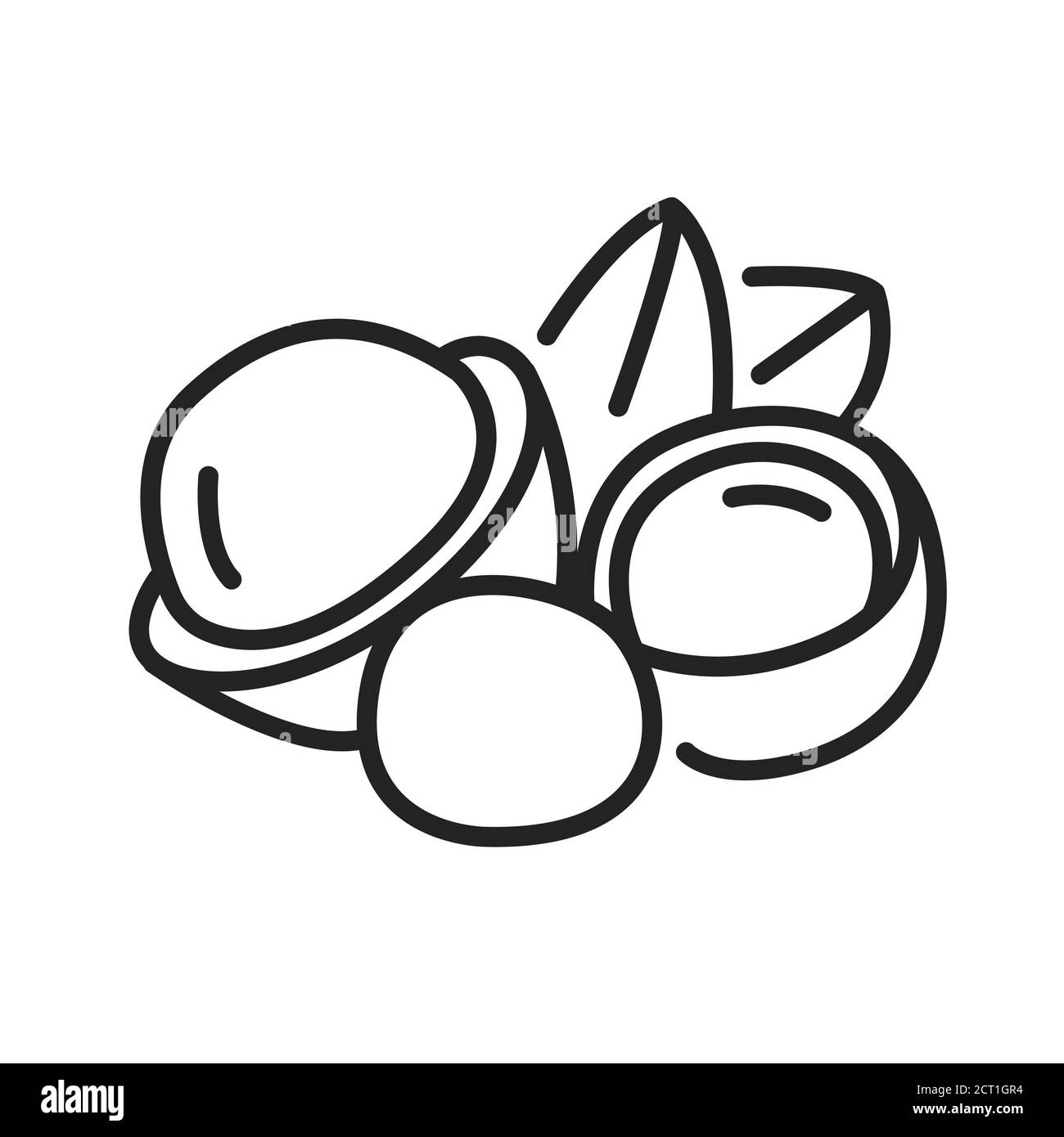 Collation Pictogramme Banque d'images noir et blanc - Alamy