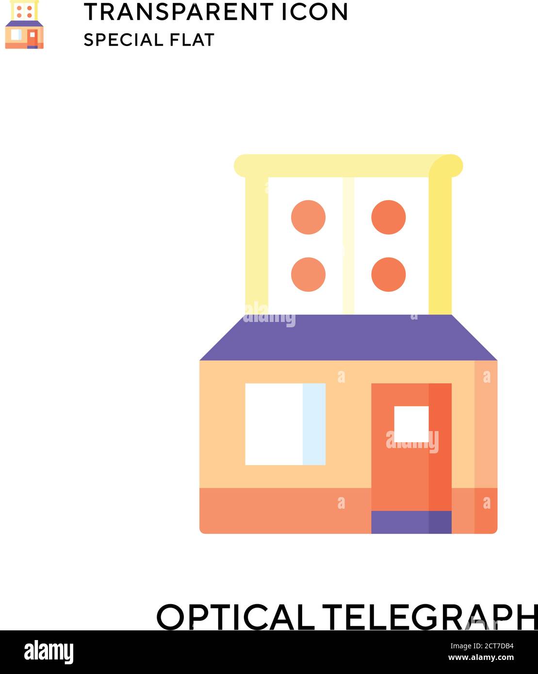 Télégraphe optique Banque d'images vectorielles - Alamy