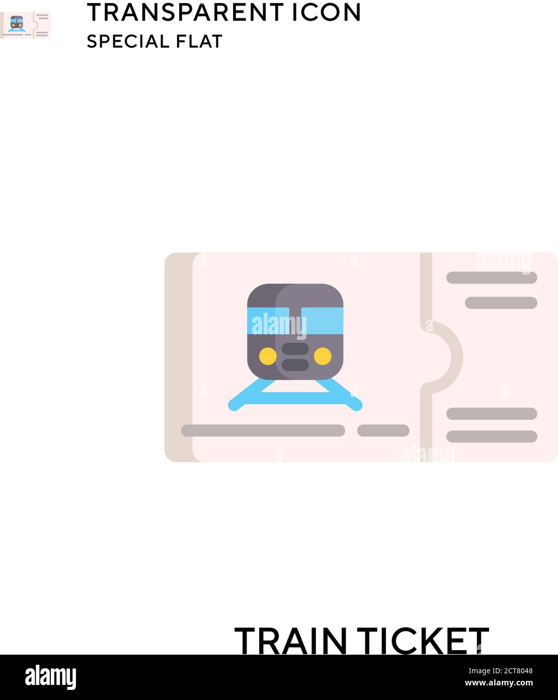 Ancien billet de train Banque d'images vectorielles - Alamy