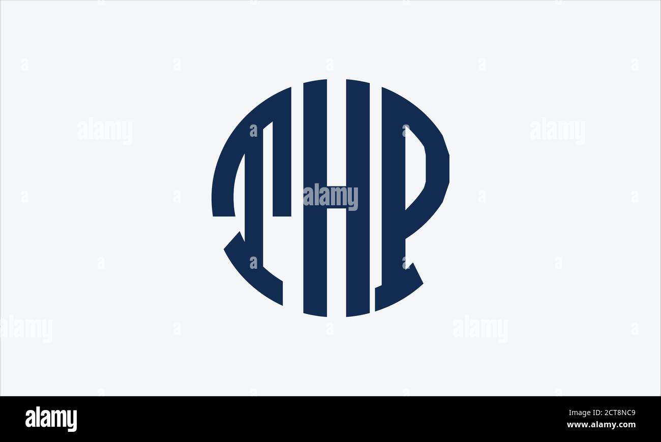 Letter thp logo Banque d'images vectorielles - Alamy