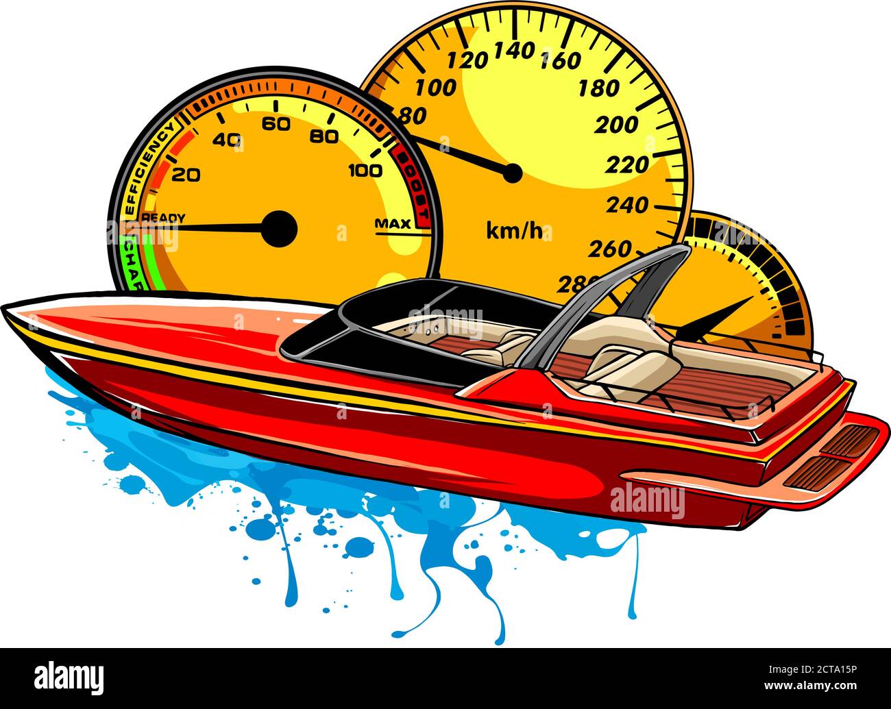 Petit yacht de course Banque d'images vectorielles - Alamy