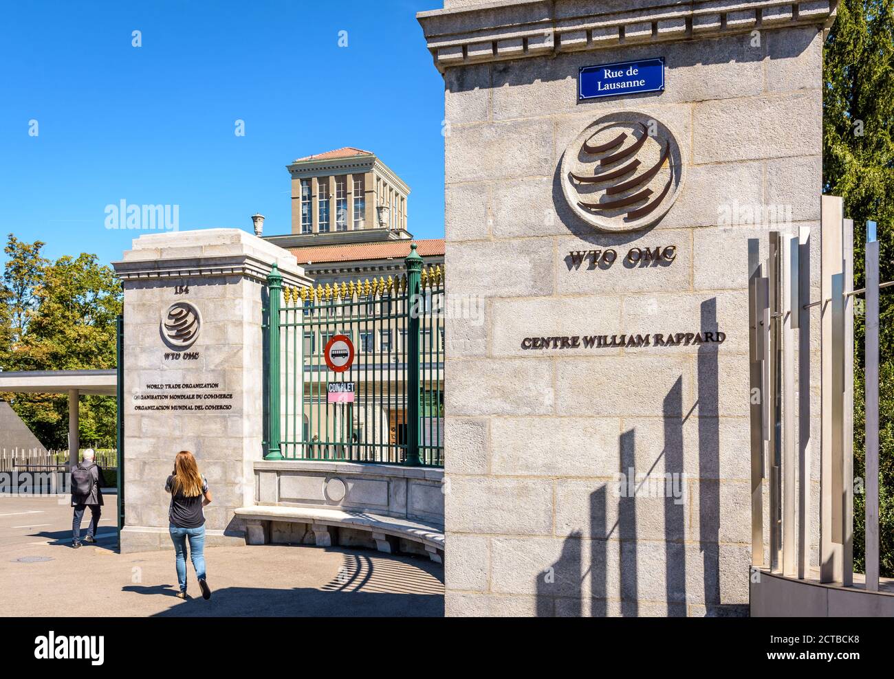 Logo de l'organisation mondiale du commerce Banque de photographies et ...