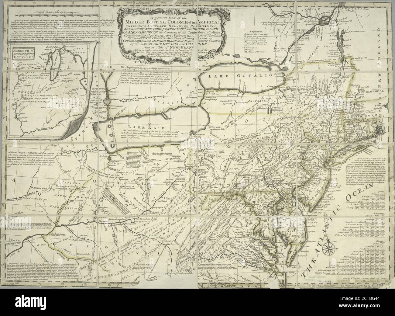 Champlain carte de la nouvelle france Banque de photographies et d ...