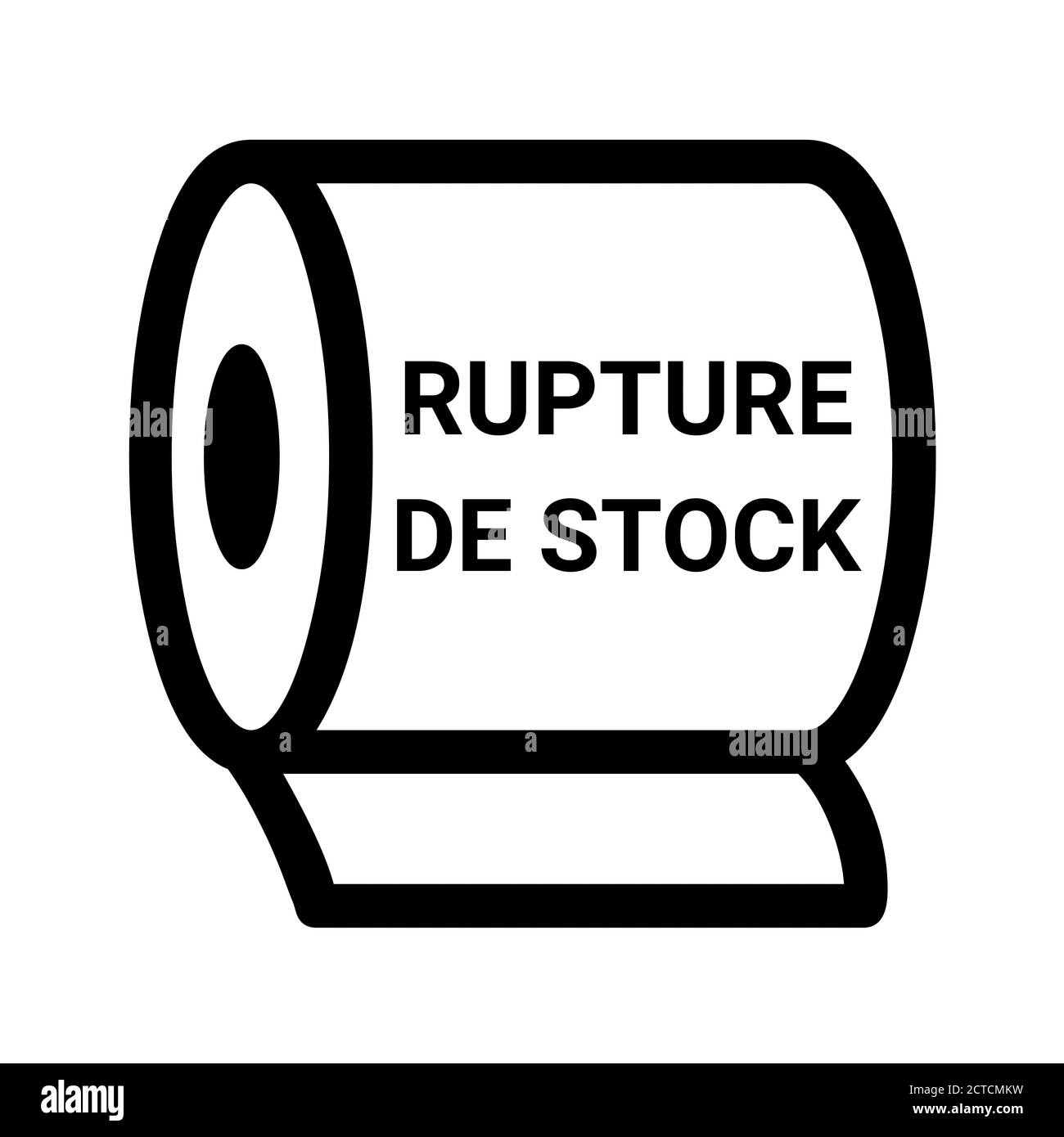 étiquette en rupture de stock Banque de photographies et d’images à ...