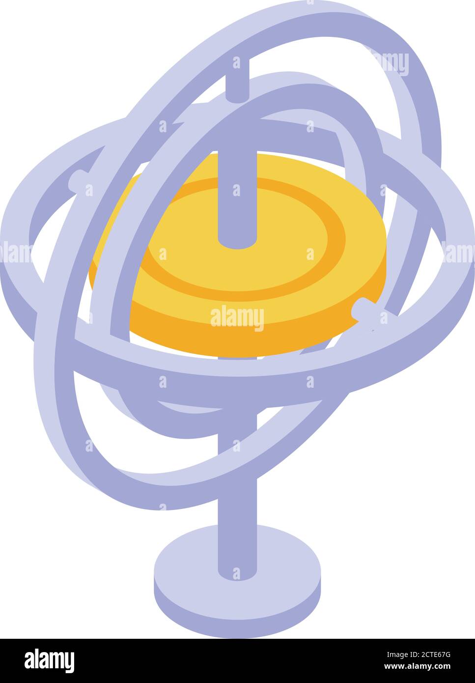 Gyroscope logo Banque d'images vectorielles - Alamy