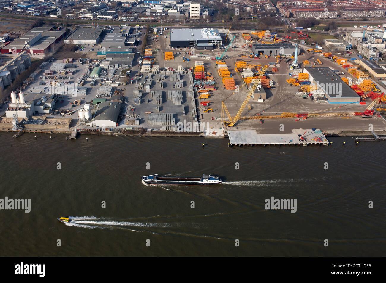 Port rotterdam aerienne Banque de photographies et d’images à haute ...