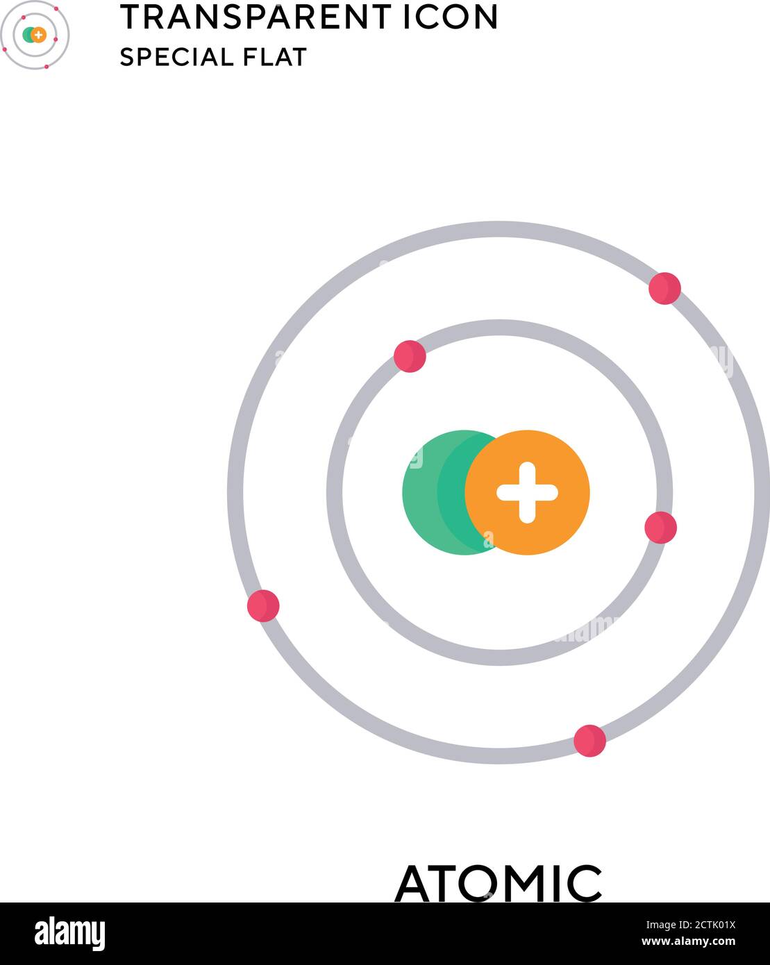 Modèle atomique de rutherford Banque d'images vectorielles - Alamy