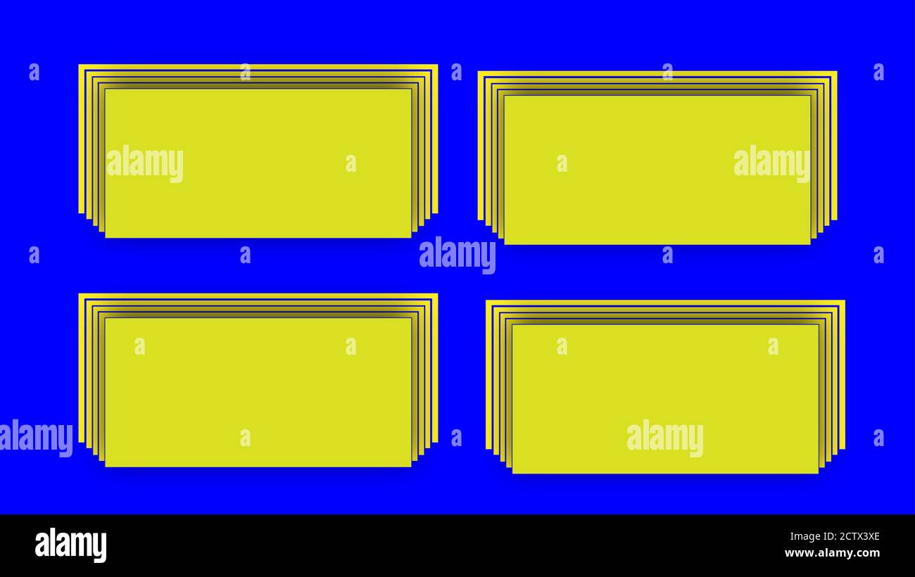 Cadre rectangulaire décoratifs Banque de photographies et d’images à ...