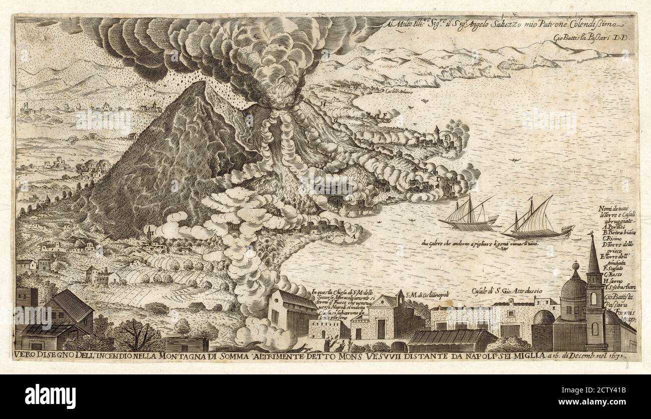 Painting vesuvius eruption Banque de photographies et d’images à haute ...