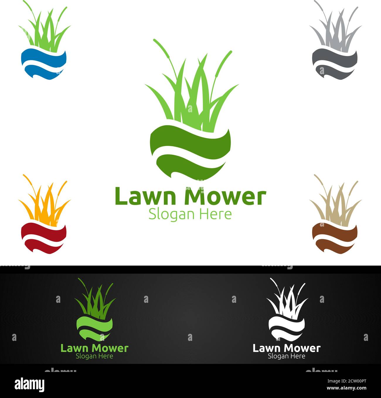 Logo Global Lawn Mower pour Lawn Mewing Gardener Vector Design Image ...
