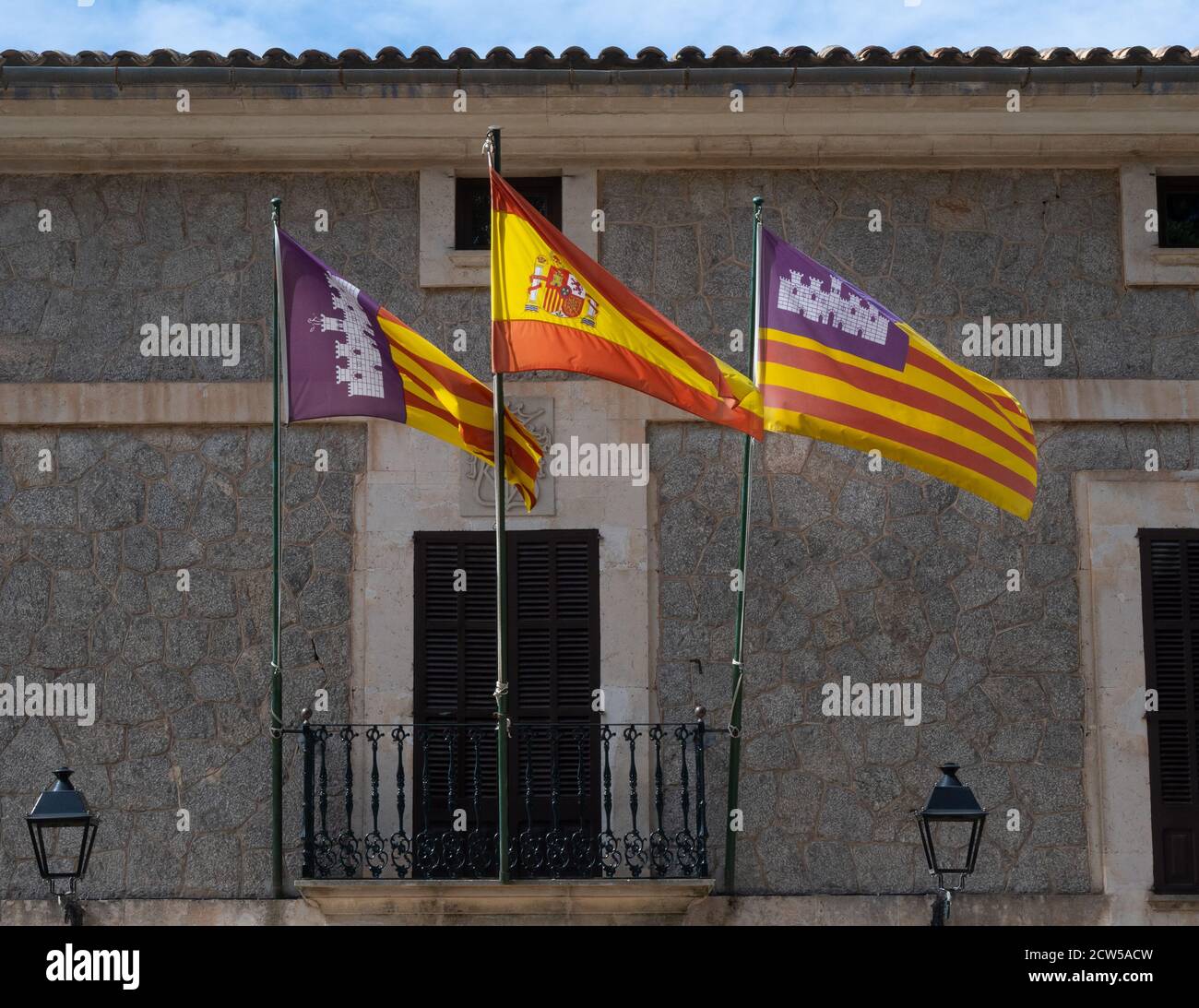 Drapeau de majorque Banque de photographies et d’images à haute résolution - Alamy