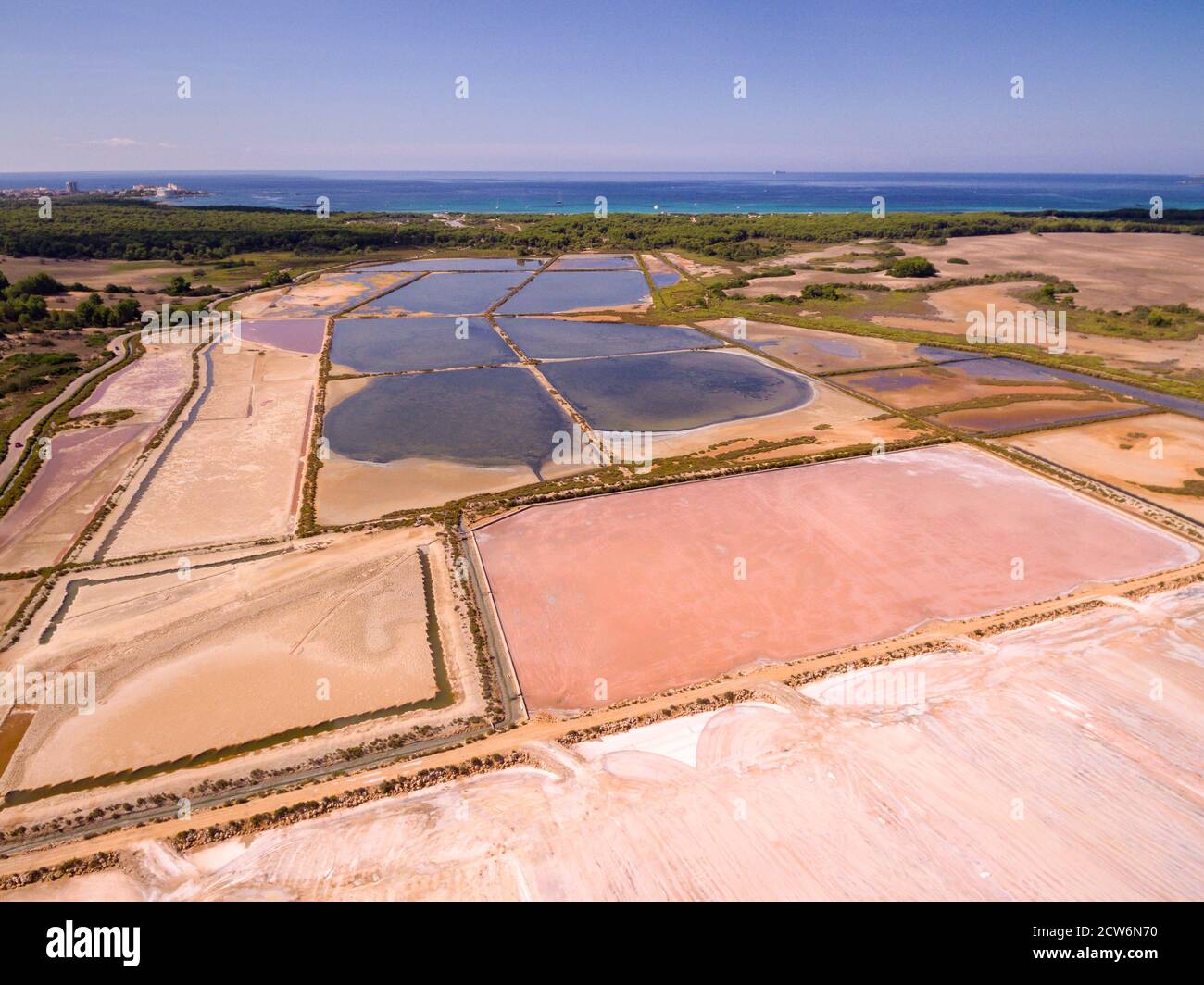 Salinas de es trenc Banque de photographies et d’images à haute ...