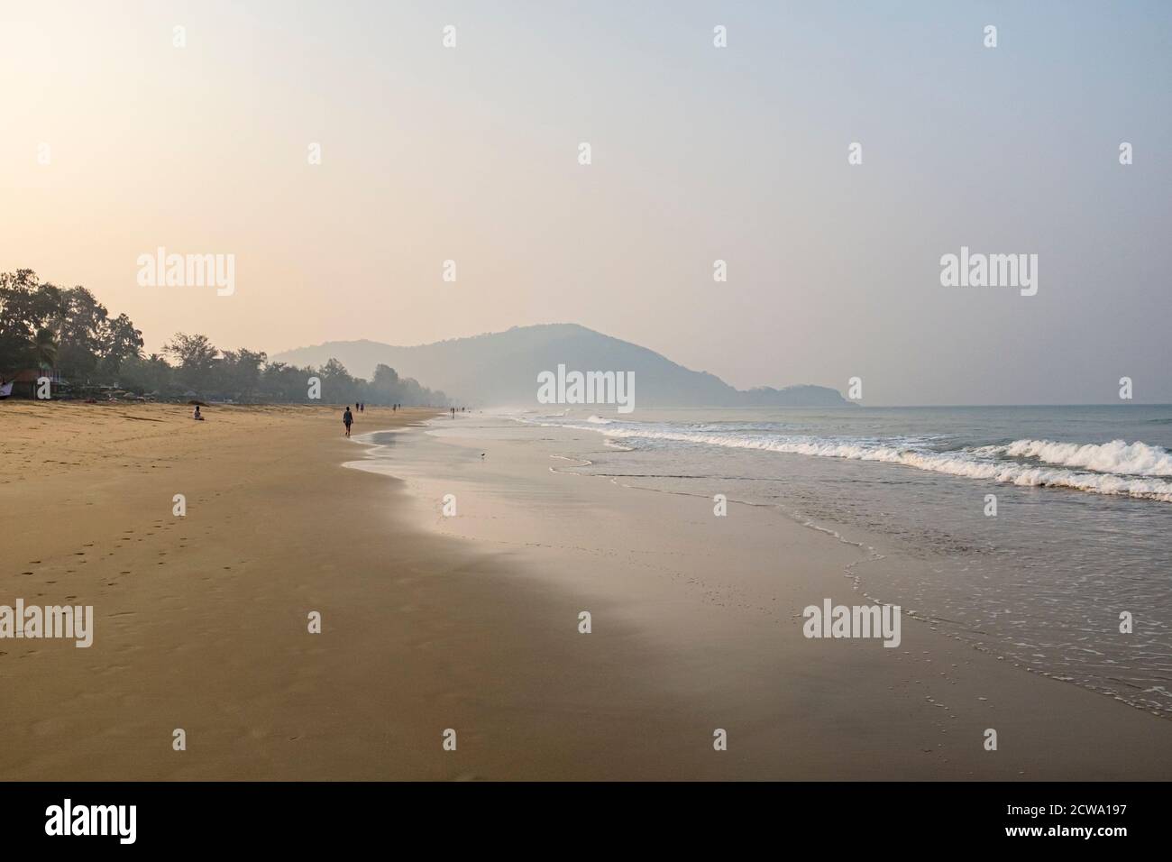 Plage tranquille goa inde Banque de photographies et d’images à haute ...
